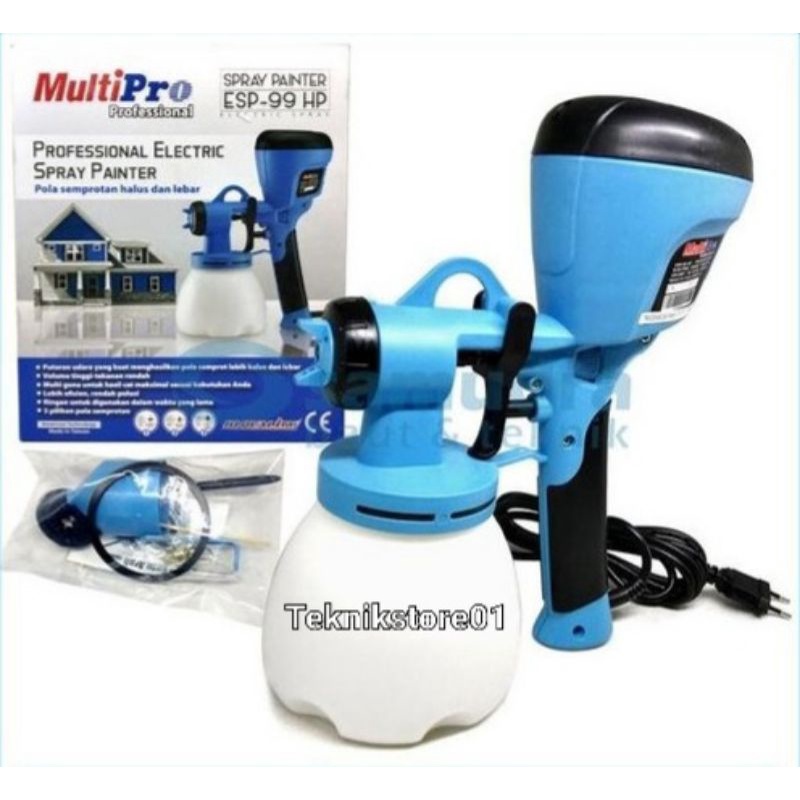 Jual MESIN SPRAY GUN ELEKTRIK MULTIPRO ESP 99 HP | Shopee Indonesia