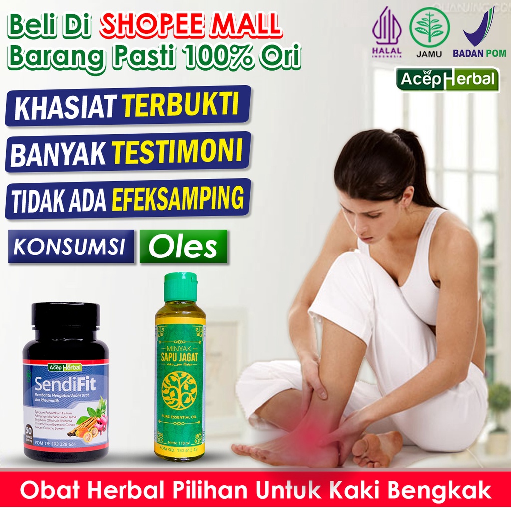Jual Obat Kaki Bengkak Sakit Untuk Berjalan Pincang Penumpukan Cairan ...