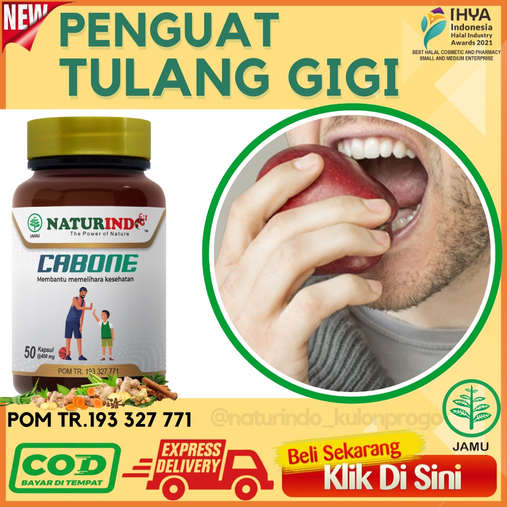Jual Obat Sakit Gigi Berlubang Penguat Gigi Goyang Paling Ampuh CABONE ...