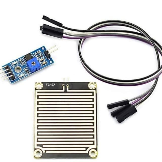 Jual Sensor air hujan Humidity and Rain Drop modul Board ...