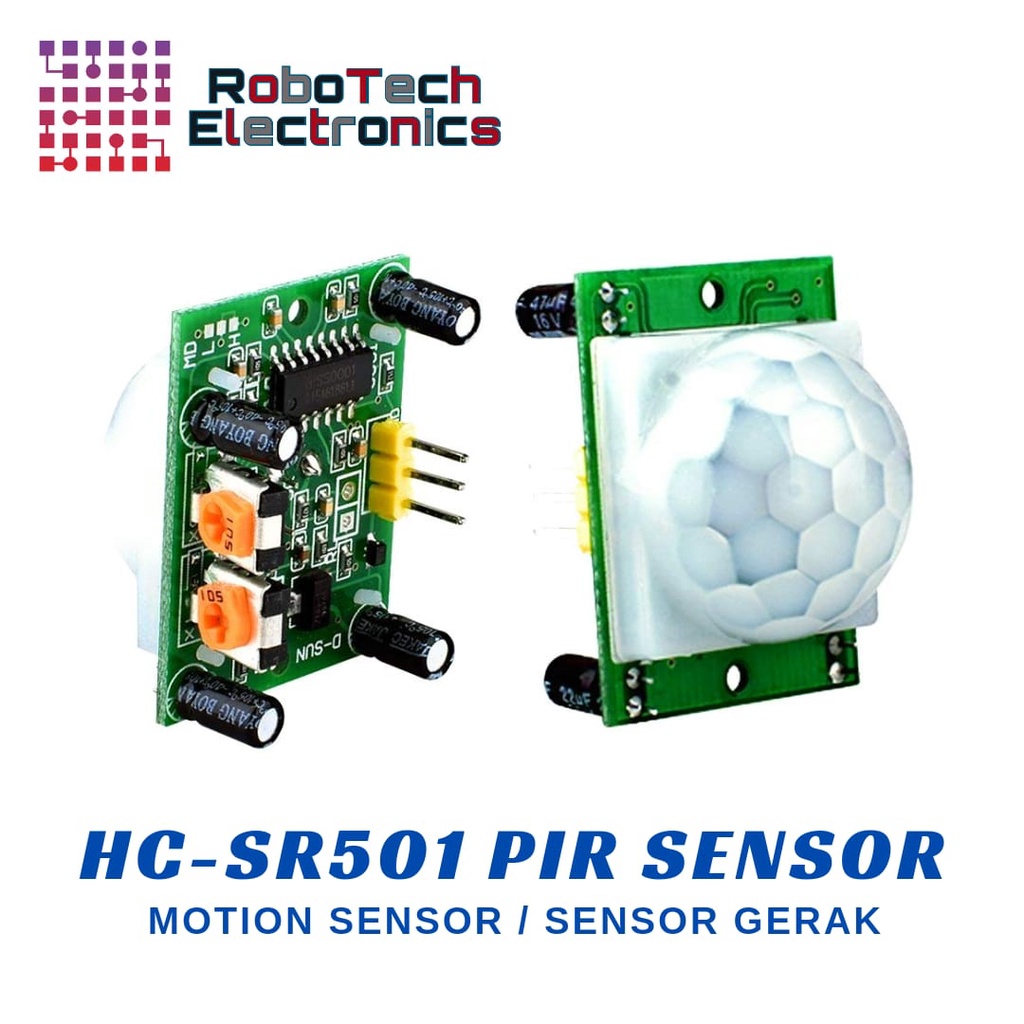 Jual PIR Motion Sensor Detector Gerak HC-SR501 Module | Shopee Indonesia