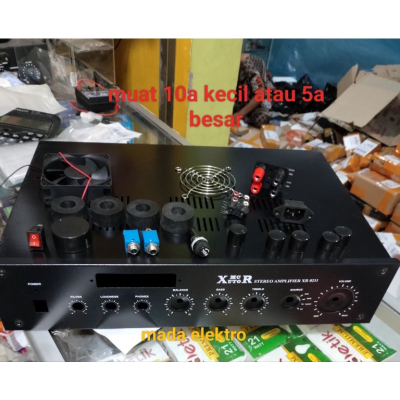 Jual BOk AMPLI AMPLIFIER XR 0211 PLUS USB PLAT BESI | Shopee Indonesia