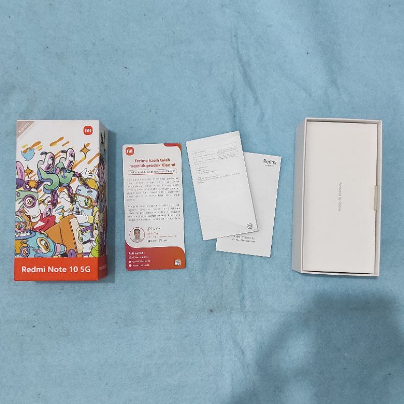 Jual DUS BOOK KARDUS BOX KARTON XIAOMI REDMI NOTE 10 5G ORIGINAL ...
