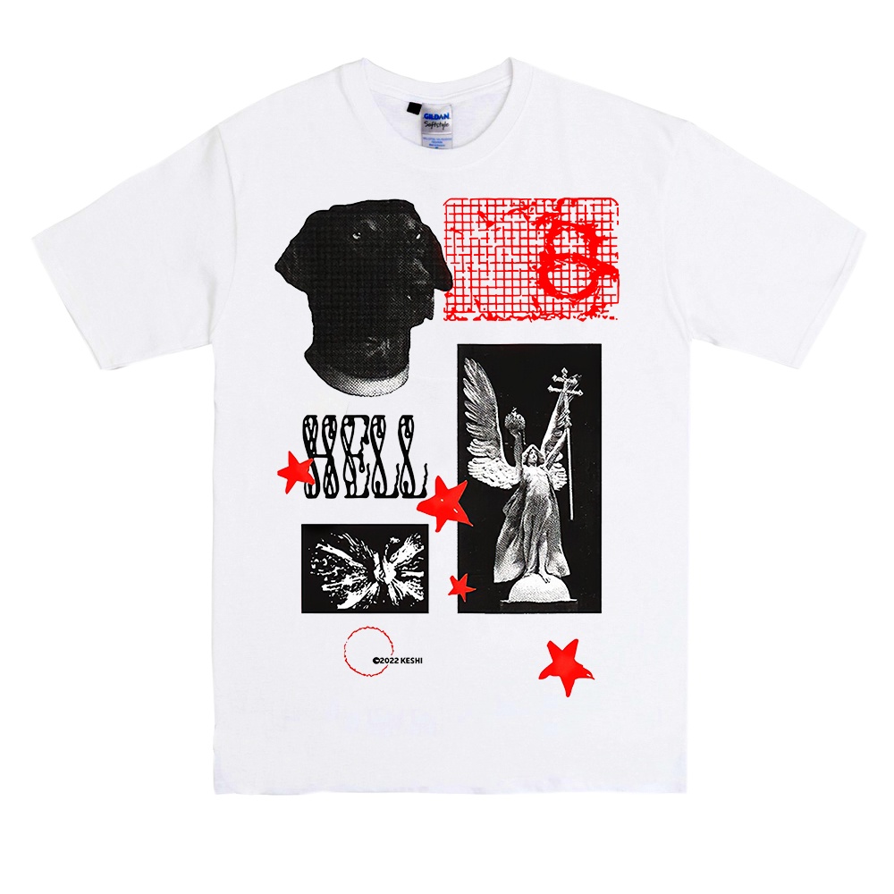 Jual Kaos Tshirt Keshi Gabriel Tour Putih Hitam Merchandise by RughSide ...