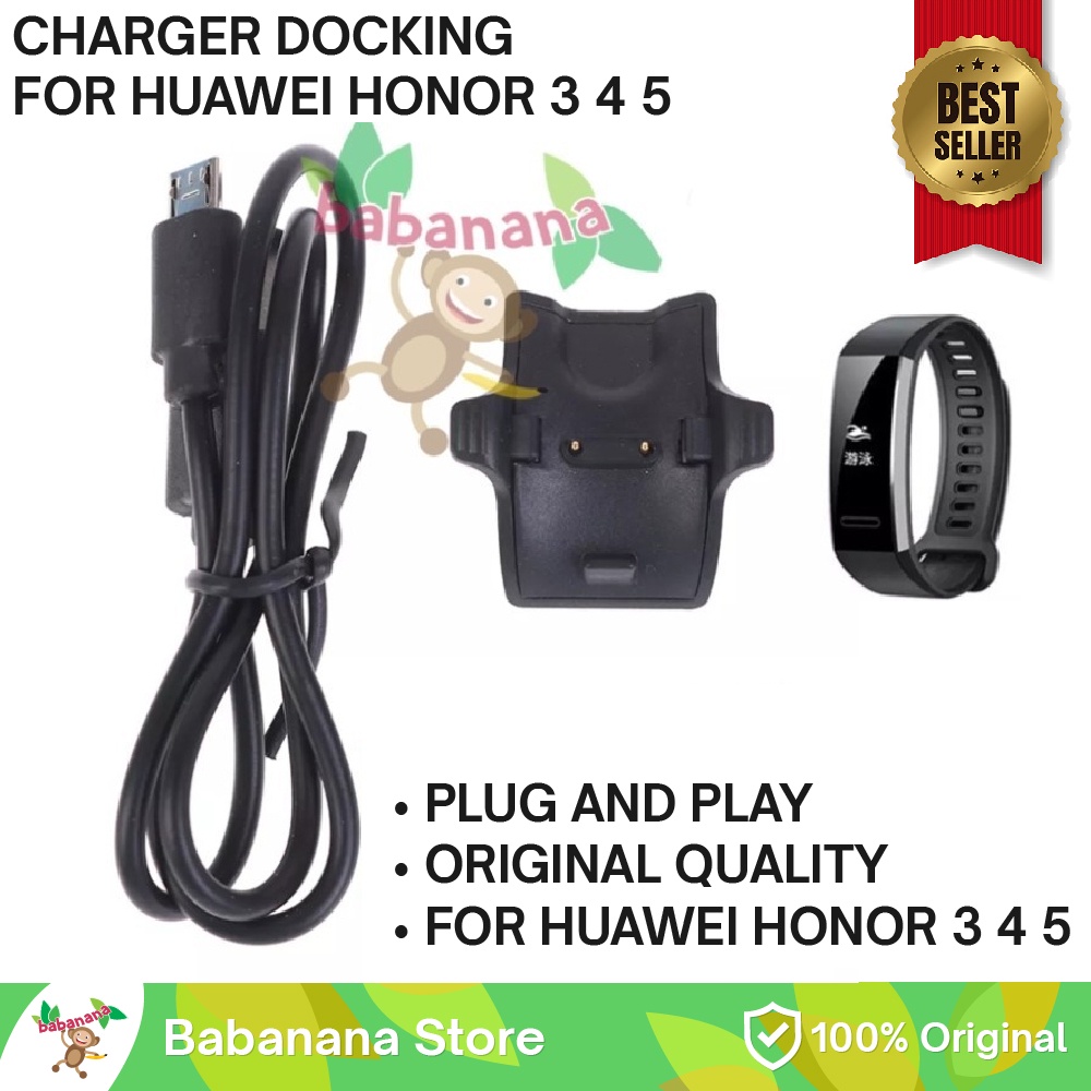 Jual Kabel Docking Charger USB Jam Dock Huawei Honor Band 5 4 3 Smart ...