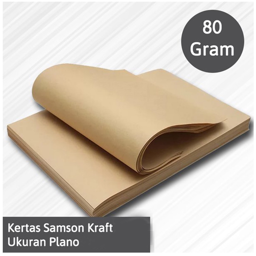 Jual Kertas Packing Samson Paper Kraft Full Size Coklat90 x 120 cm ...