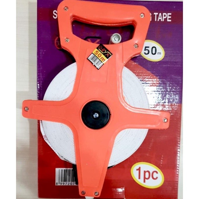 Jual ORYX METERAN ROLL TANCAP FIBER 50M SIMATER MEASURING TAPE 50 METER ...