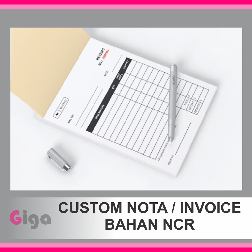 Jual CETAK NOTA 1 RIM 2 PLY BEBAS DESAIN BAHAN NCR TEMBUS | Shopee ...
