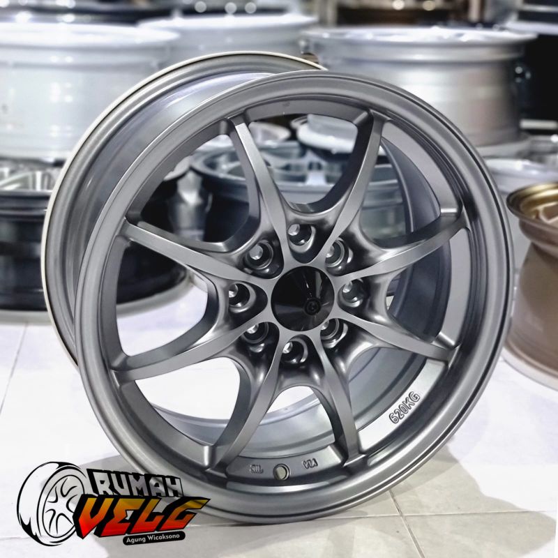 Jual Velg Mobil Surabaya Murah R15 MUGEN MF10 RUMAH VELG Jazz BRio ...