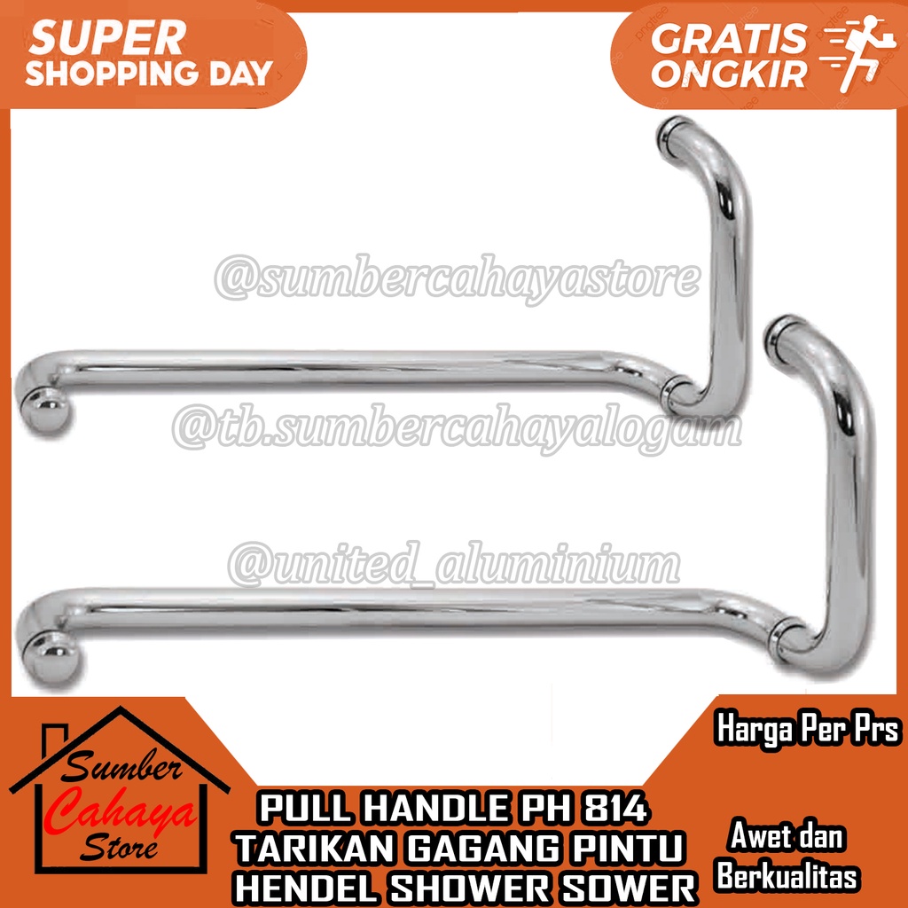 Jual Pull Handle PH 814 Pintu Kaca Shower Pul Hendel Stainless Handel ...
