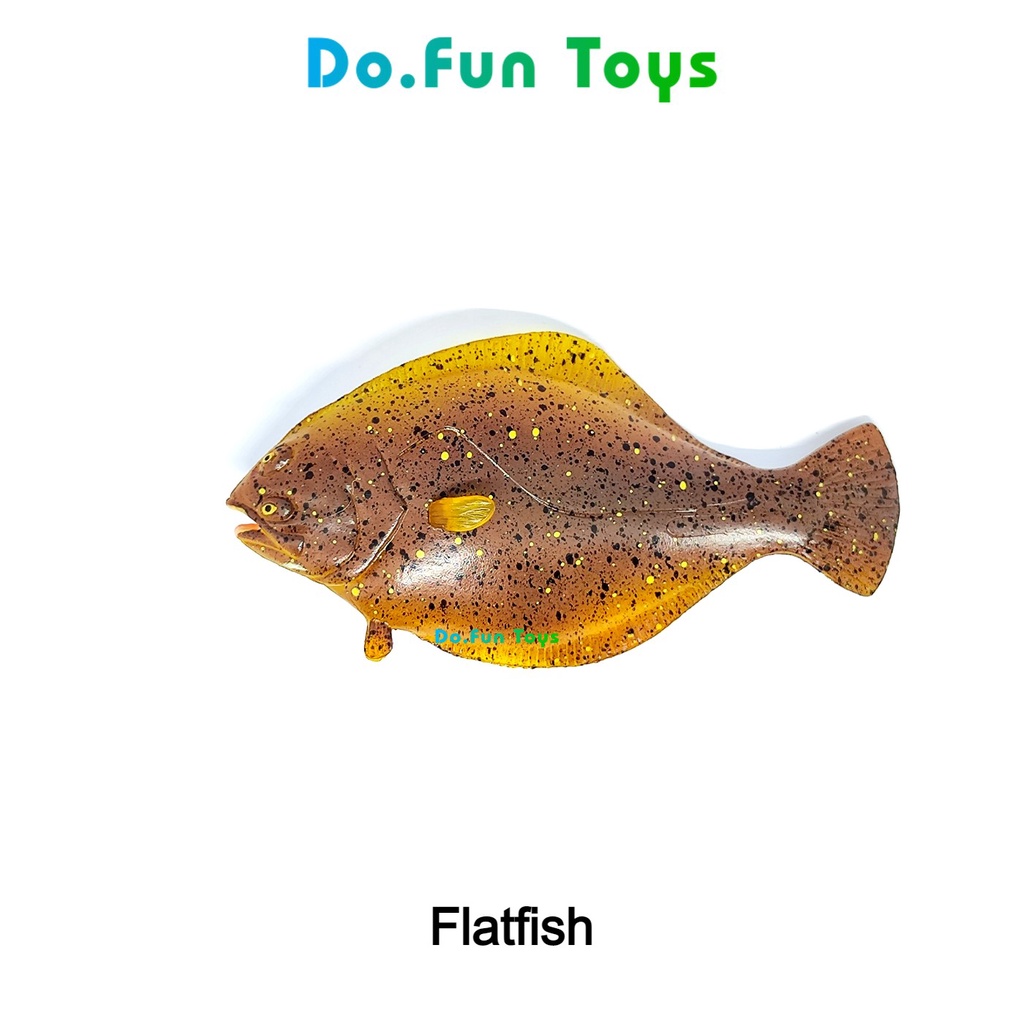 Jual Animal Figurine | FLATFISH / Mainan Miniatur Ikan Sebelah | Shopee ...