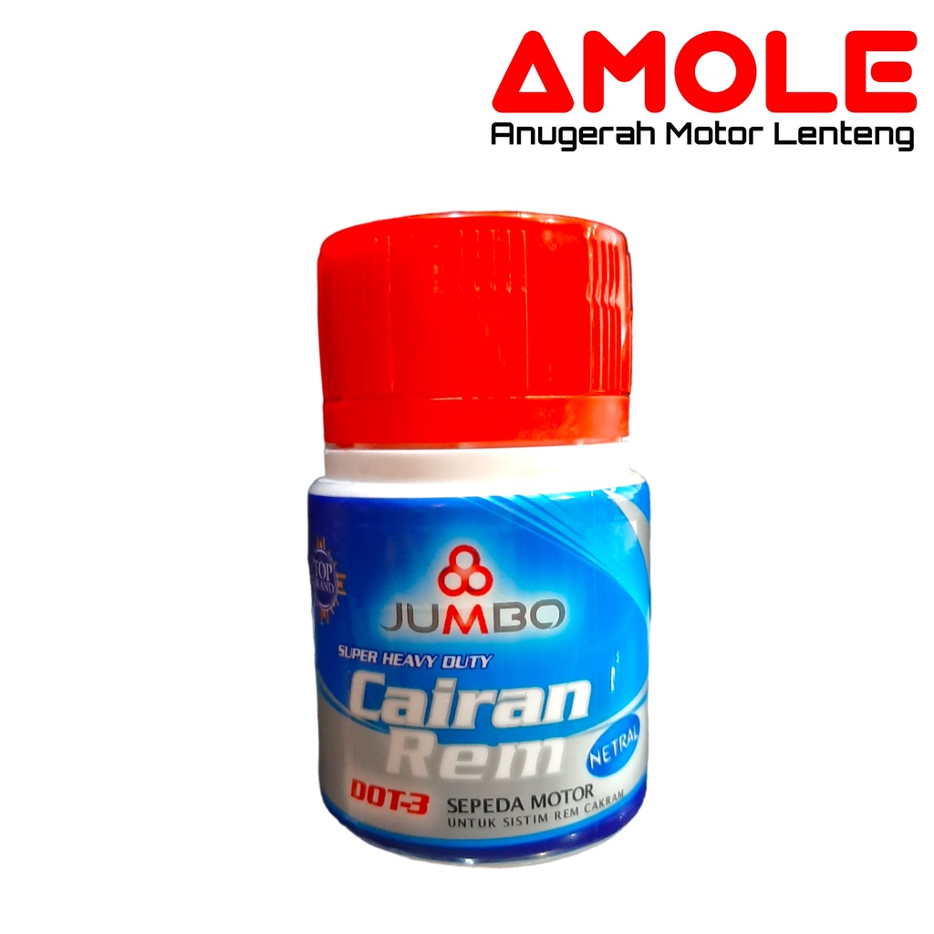 Jual Minyak Rem Oli Rem Merk Jumbo DOT 3 Red 50ML | Shopee Indonesia