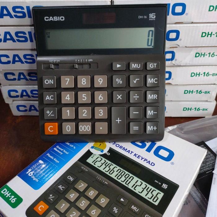 Jual kalkulator casio 16 digit DH-16 kalkulator casio besar | Shopee ...