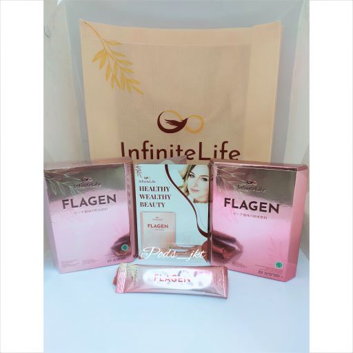 Jual Flagen infinite life salmon ovary peptide Minuman Kolagen | Shopee ...