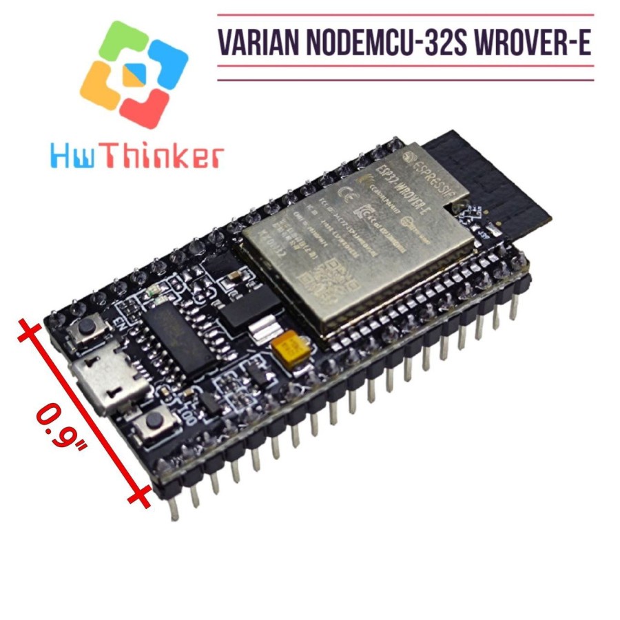 Jual NodeMCU-32S WiFi Bluetooth ESP32-WROVER-E ESP-32 38pin 38 pin ...