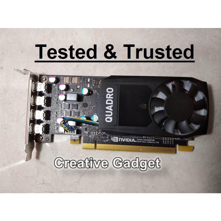 Jual Nvidia Quadro P600 - SFF / Bracket pendek 2GB DDR5 - Card ...