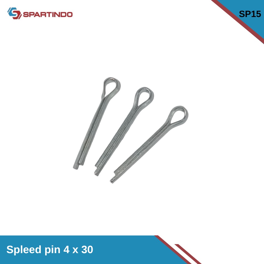 Jual Split pen Spleed pen Cotter Pin ukuran 4 x 30 [1 PACK] Cotterpins ...