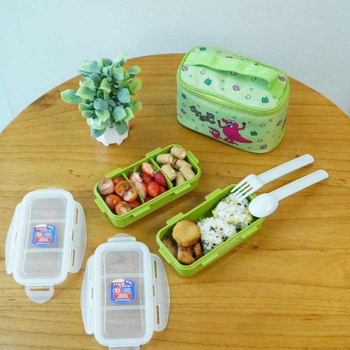Jual LocknLock Lunch Box Set Crayon Shinchan x Tahilalats - Hijau ...