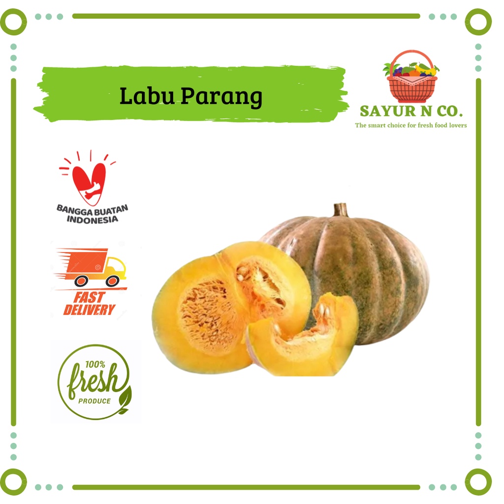 Jual Labu Parang Kuning / Waluh 2 kg - 3 kg | Sayur N Co Bekasi ...
