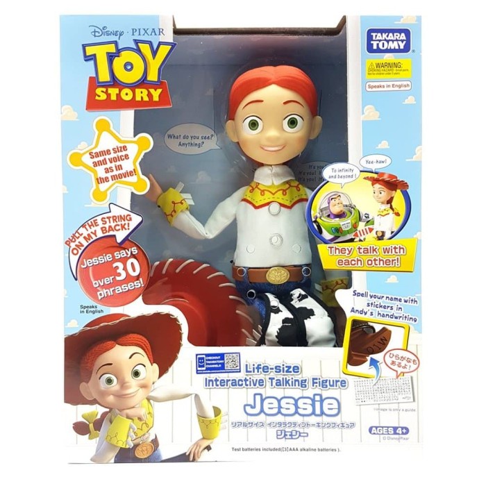 Jual TAKARA TOMY ORIGINAL JESSIE TOY STORY LIFE-SIZE INTERACTIVE ...