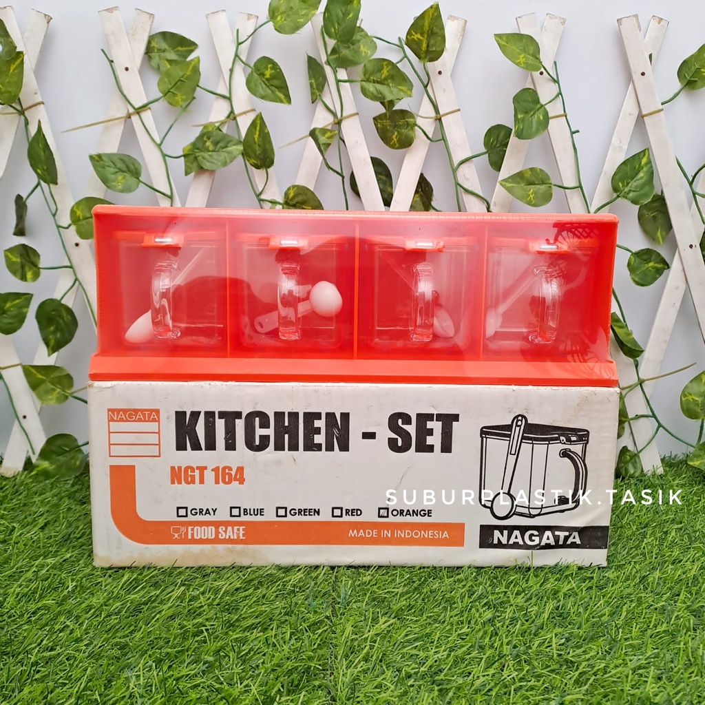 Jual [NGT-164] Tempat Bumbu Nagata Rak Dapur Kitchen Set Serbaguna ...