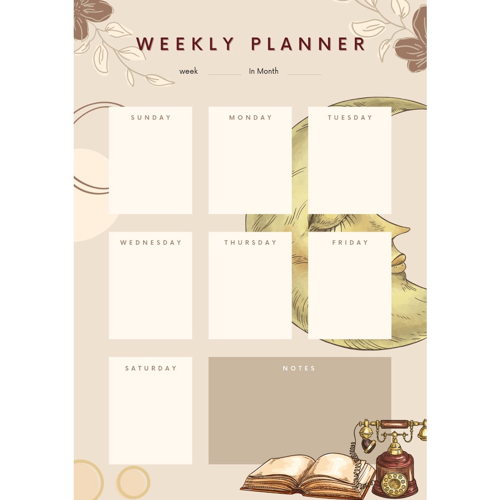 Jual Weekly Planner / Bullet Journal / Daily Planner / Productivity ...