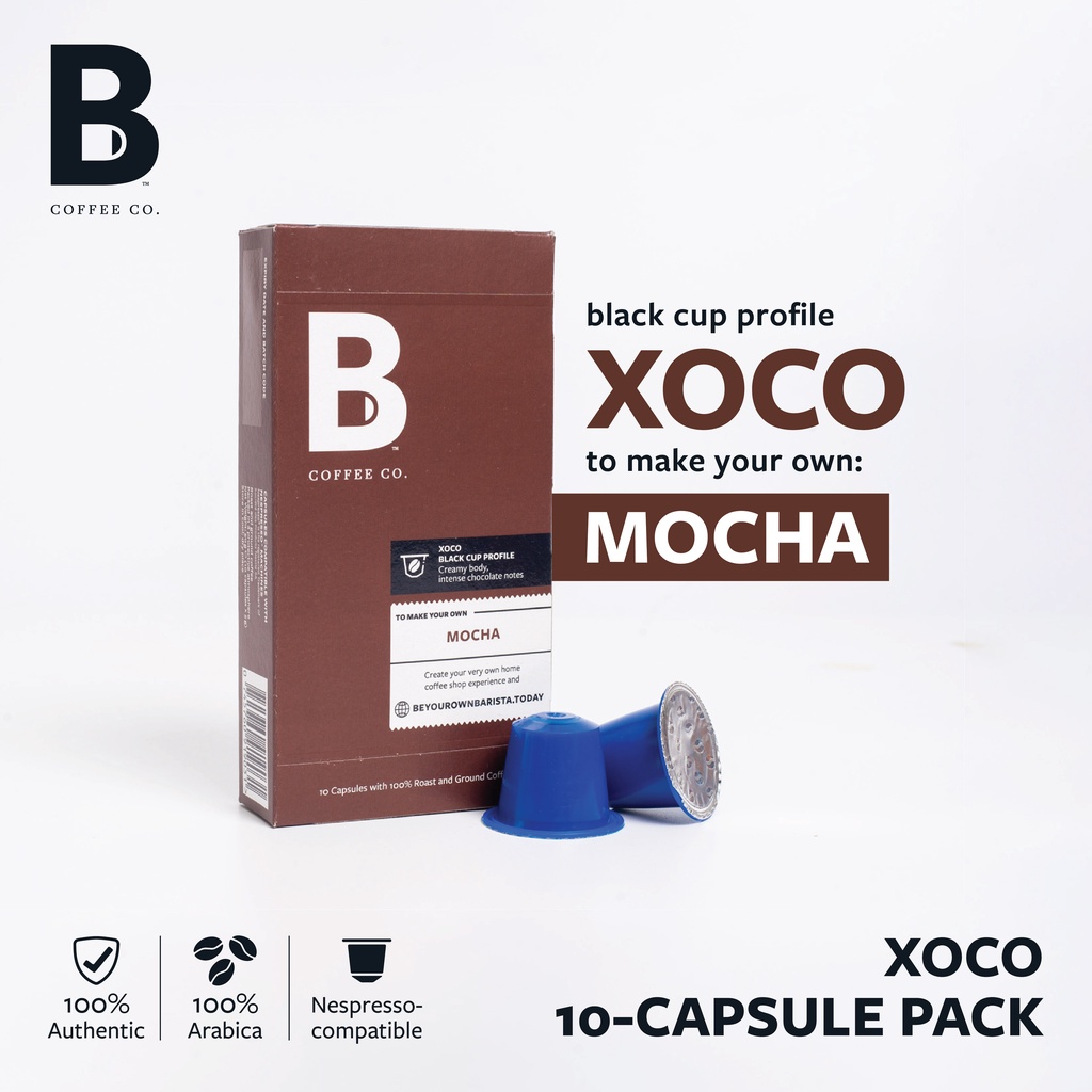 Jual B Coffee Co. Xoco Mocha Kopi Kapsul Nespresso Compatible Coffee Capsule | Shopee Indonesia