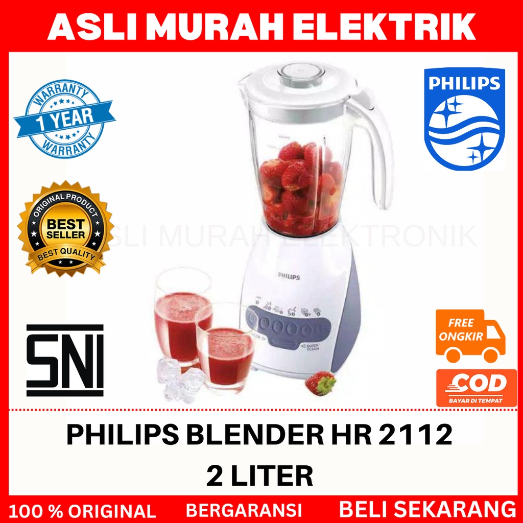 Jual BLENDER PHILIPS HR 2115 // BLENDER PHILIPS 2L | Shopee Indonesia