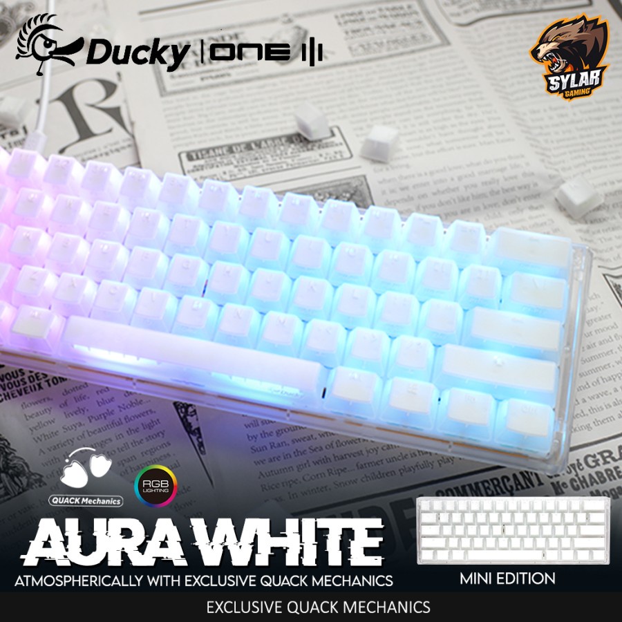 Jual Ducky One 3 Aura Mini 60% RGB Hotswap Mechanical Gaming Keyboard ...