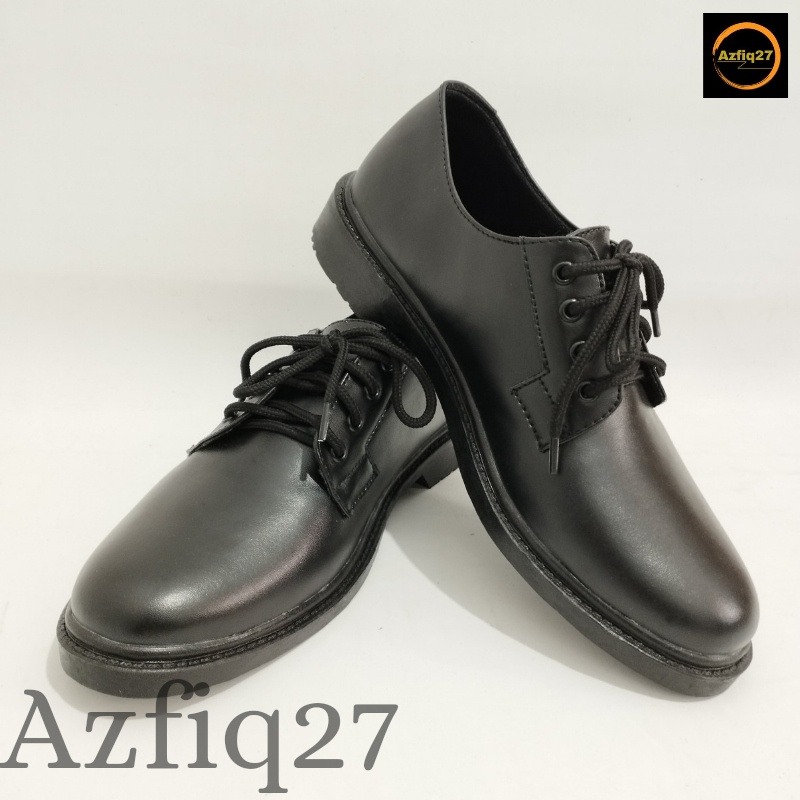Jual Sepatu Pdh Tni Polri Security Guru Formal Hitam Doff Pendek ...