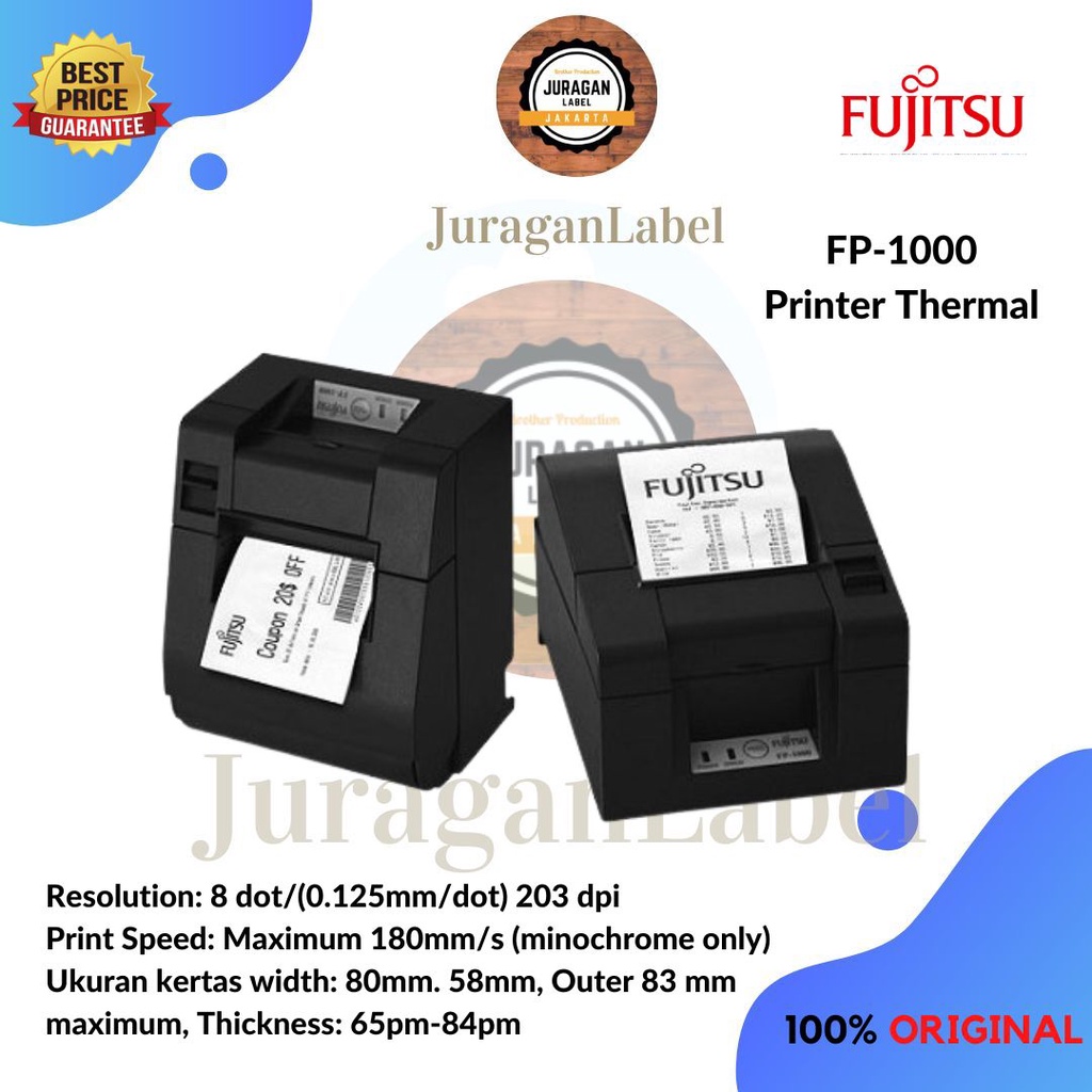 Jual FUJITSU FP-1000 Printer Kasir Thermal FP1000 | Shopee Indonesia