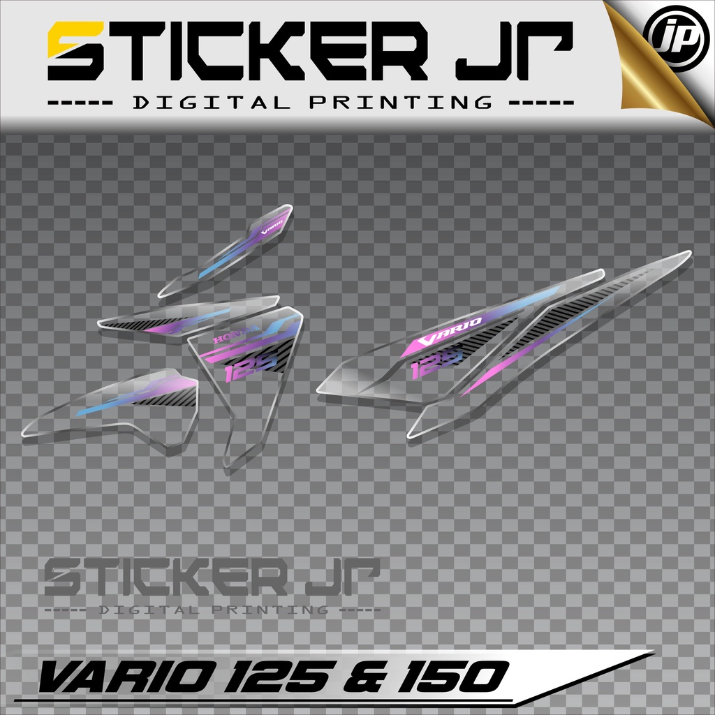 Jual Striping Vario Led 125-150 Sudah Cutting - Sticker Motor Honda ...