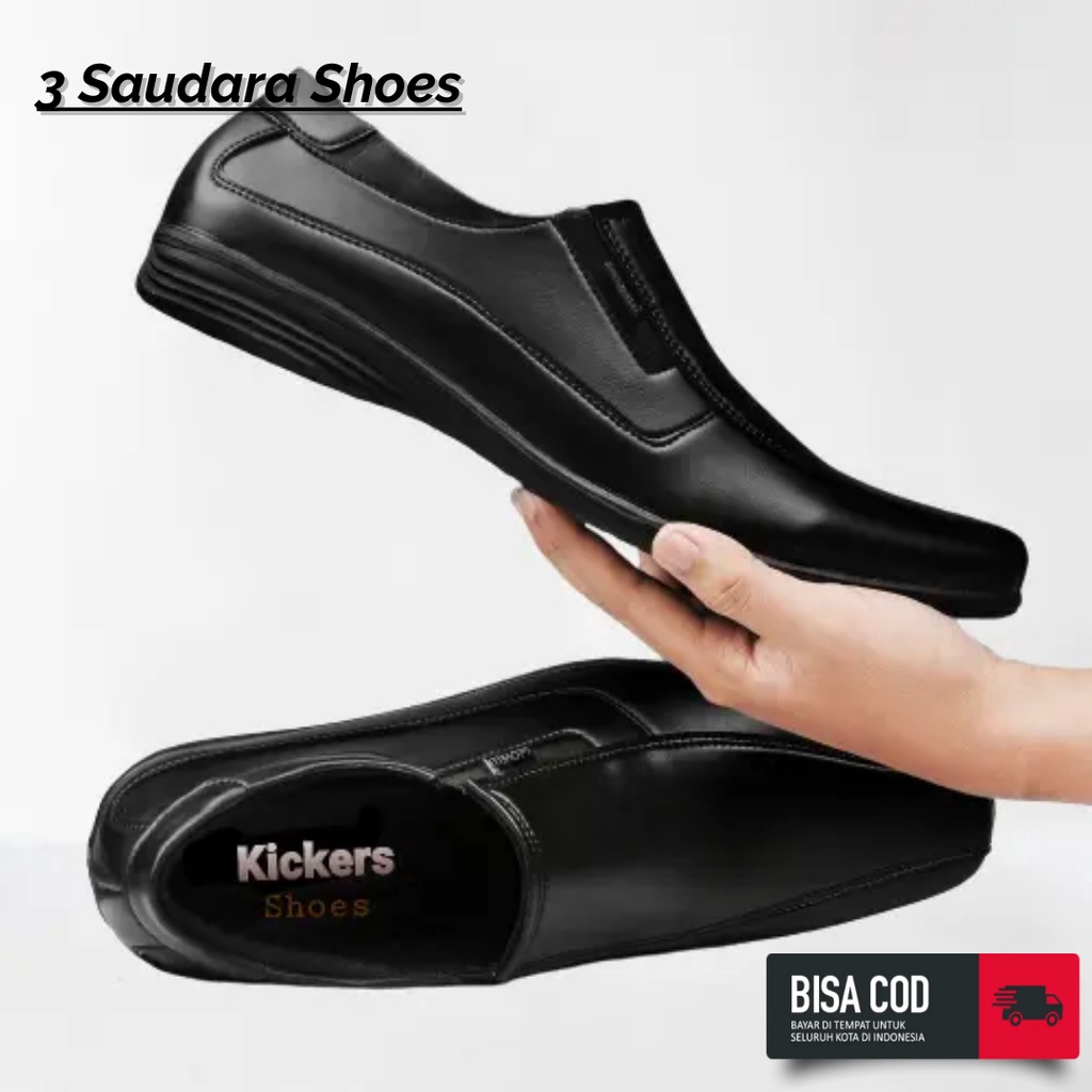 Jual Sepatu Pantofel Pria Pantofel Hitam Formal Kerja Kantor Terbaru | Shopee Indonesia