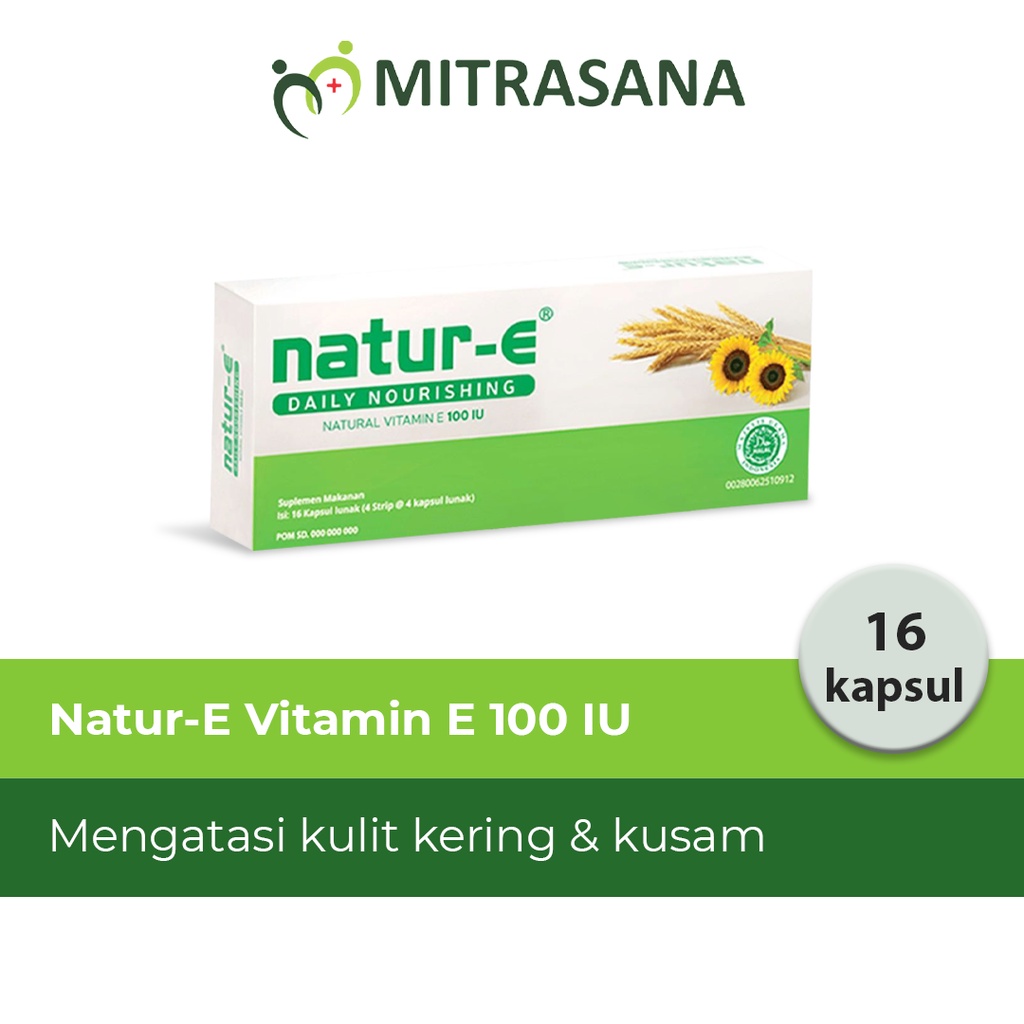 Jual Natur-E 100 UI 32 Kapsul - Suplemen Vitamin E | Shopee Indonesia