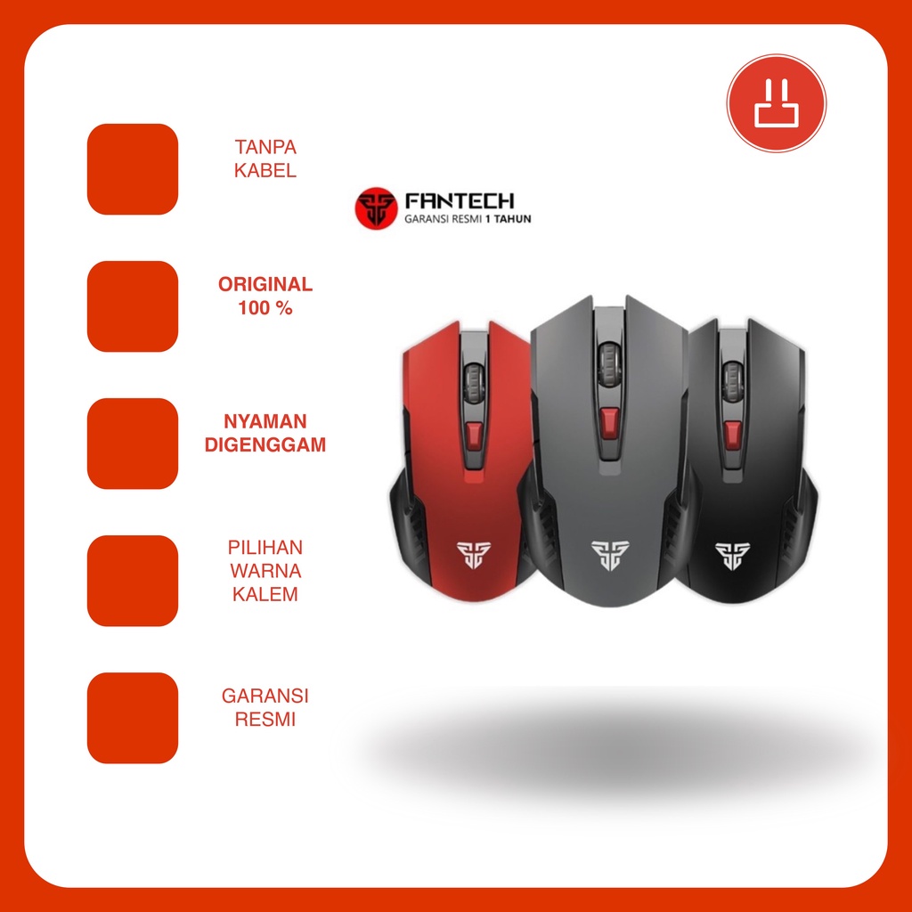 Jual Mouse Gaming Wireless Fantech RAIGOR II WG10 Wireless Gaming Mouse ...