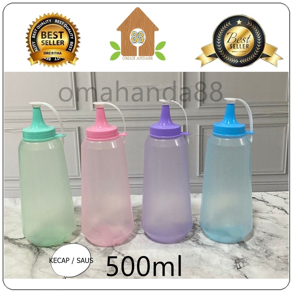 Jual Omahanda88 Botol kecap saus sasa 500 ml BKS205 | Shopee Indonesia