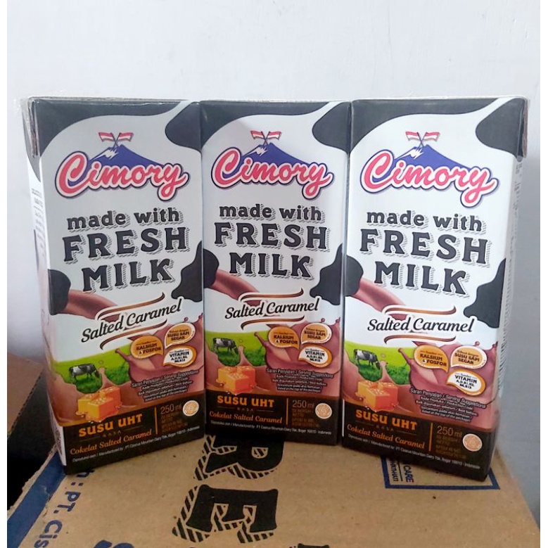 Jual Susu Cimory Salted Caramel 250ml | Shopee Indonesia