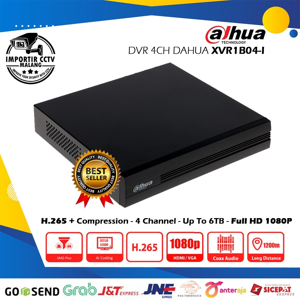 Jual DVR 4ch Dahua Series Cooper 2mp | Shopee Indonesia