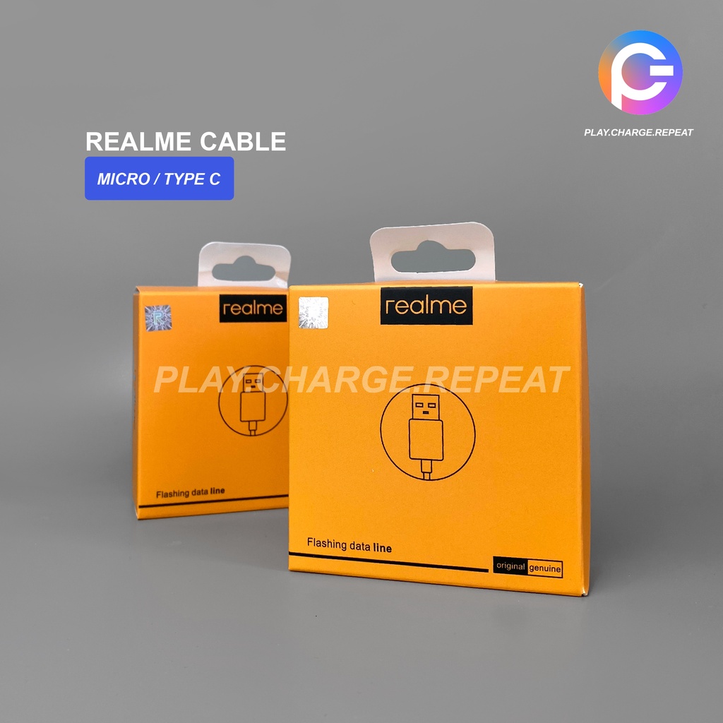 Jual KABEL DATA REALME MICRO/TYPE-C ORIGINAL 100% FAST CHARGING SUPER ...