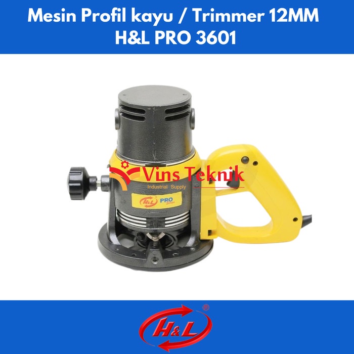 Jual Mesin profil kayu router besar 12mm PRO 3601 H&L PRO3601 | Shopee ...