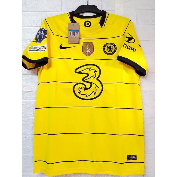 Jual jersey chelsea 2021 away defending full patch | Shopee Indonesia