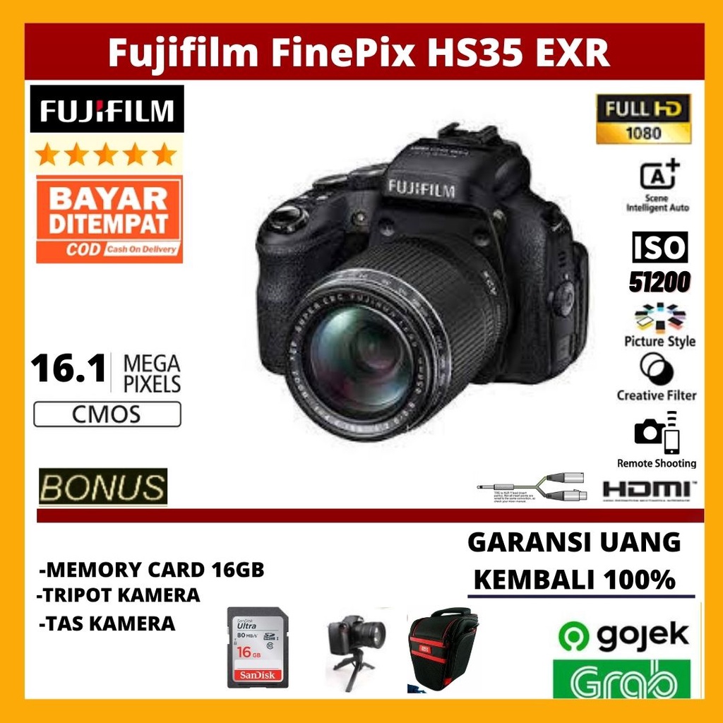 Jual Fuji HS35 EXR Fujifilm FinePix HS35EXR | Shopee Indonesia