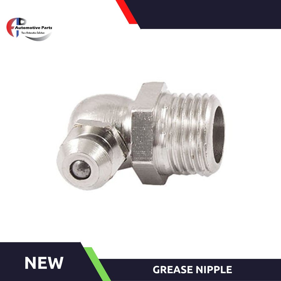 Jual GREASE NIPPLE NEPEL PISPOT GEMUK UNIVERSAL 10MM 90 DEGREE BENGKOK ...