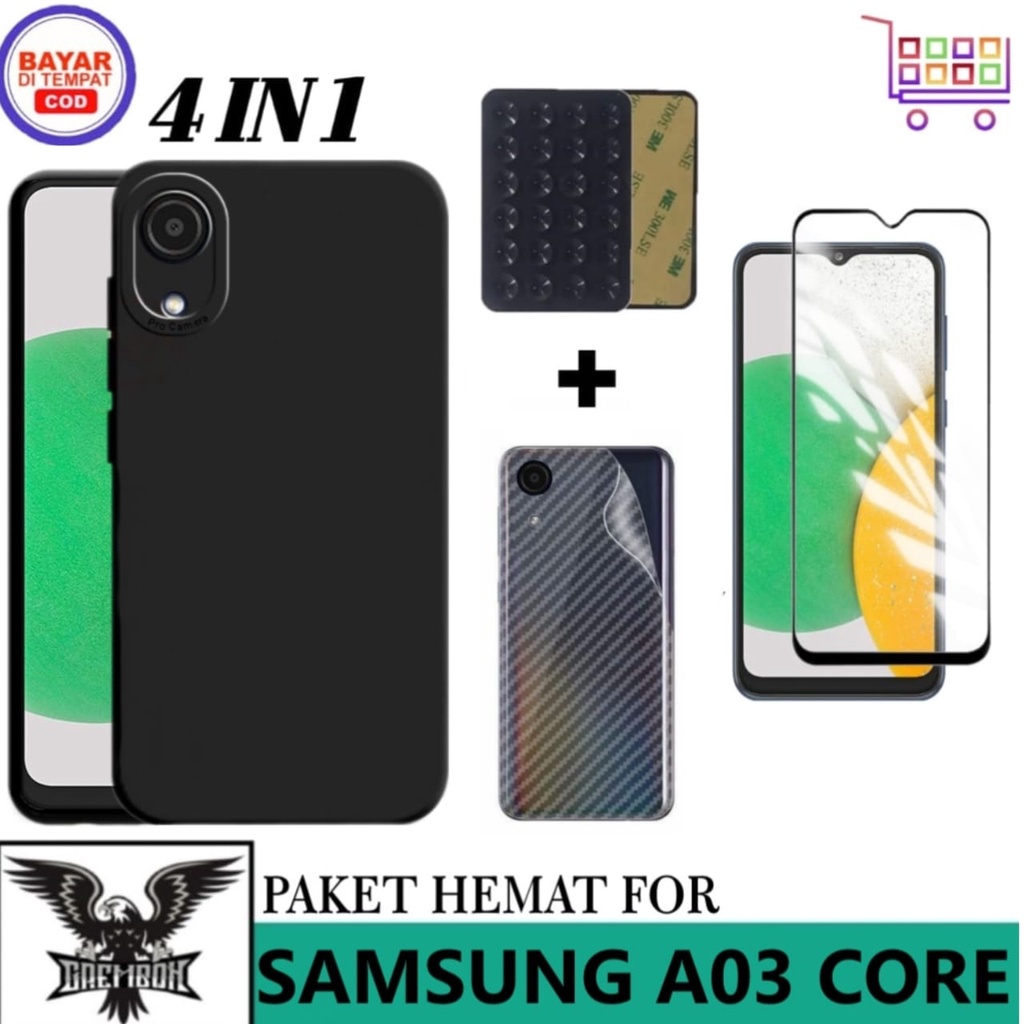 Jual PROMO CASE SAMSUNG GALAXY A03 CORE A03S A02S M02S FREE TEMPERED GLASS GARSKIN DAN GURITA ...