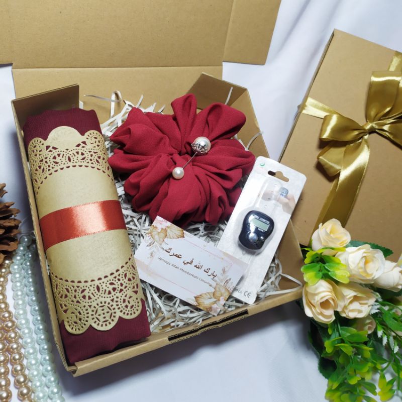 Jual HAMPERS GIFT BOXX HIJAB BELLA /KADOO HIJAB /GIFT PAKET HIJAB BELLA ...