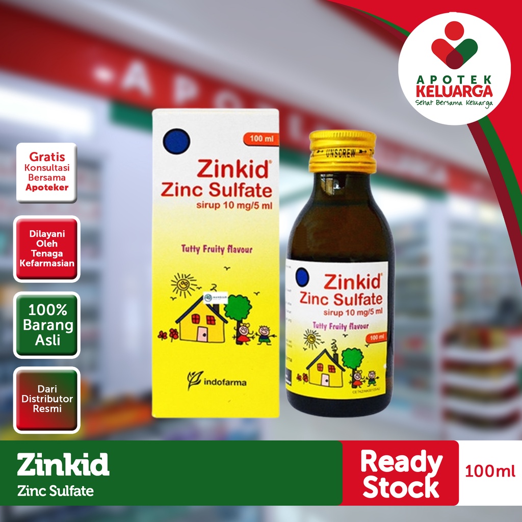 Jual Zinkid Sirup #ZINK UNTUK ANAK 2TH KEATAS | Shopee Indonesia