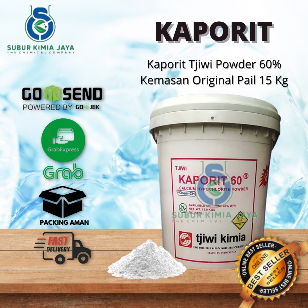 Jual Caporit Powder TJIWI 15kg / Kaporit Bubuk tjiwi / Calcium ...