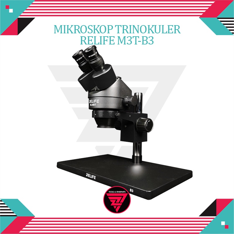 Jual Mikroskop Trinokuler Relife M3T-B3 Plus Lampu LED | Shopee Indonesia
