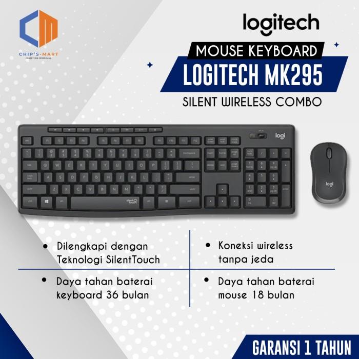 Jual Logitech MK295 Silent Wireless Combo / Original / Garansi | Shopee ...
