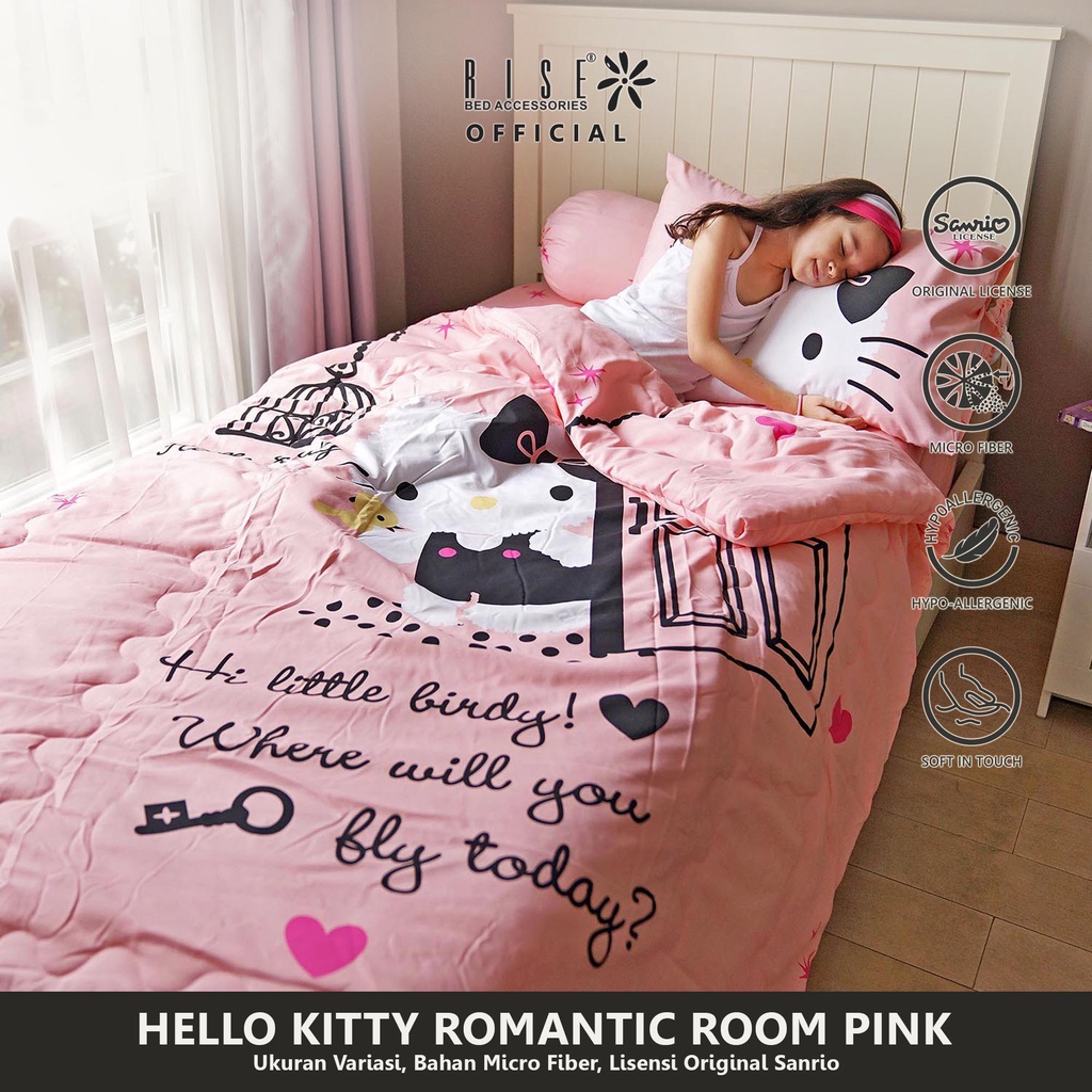 Jual Rise Sprei Hello Kitty Romantic Home Original Sanrio Lisence ...